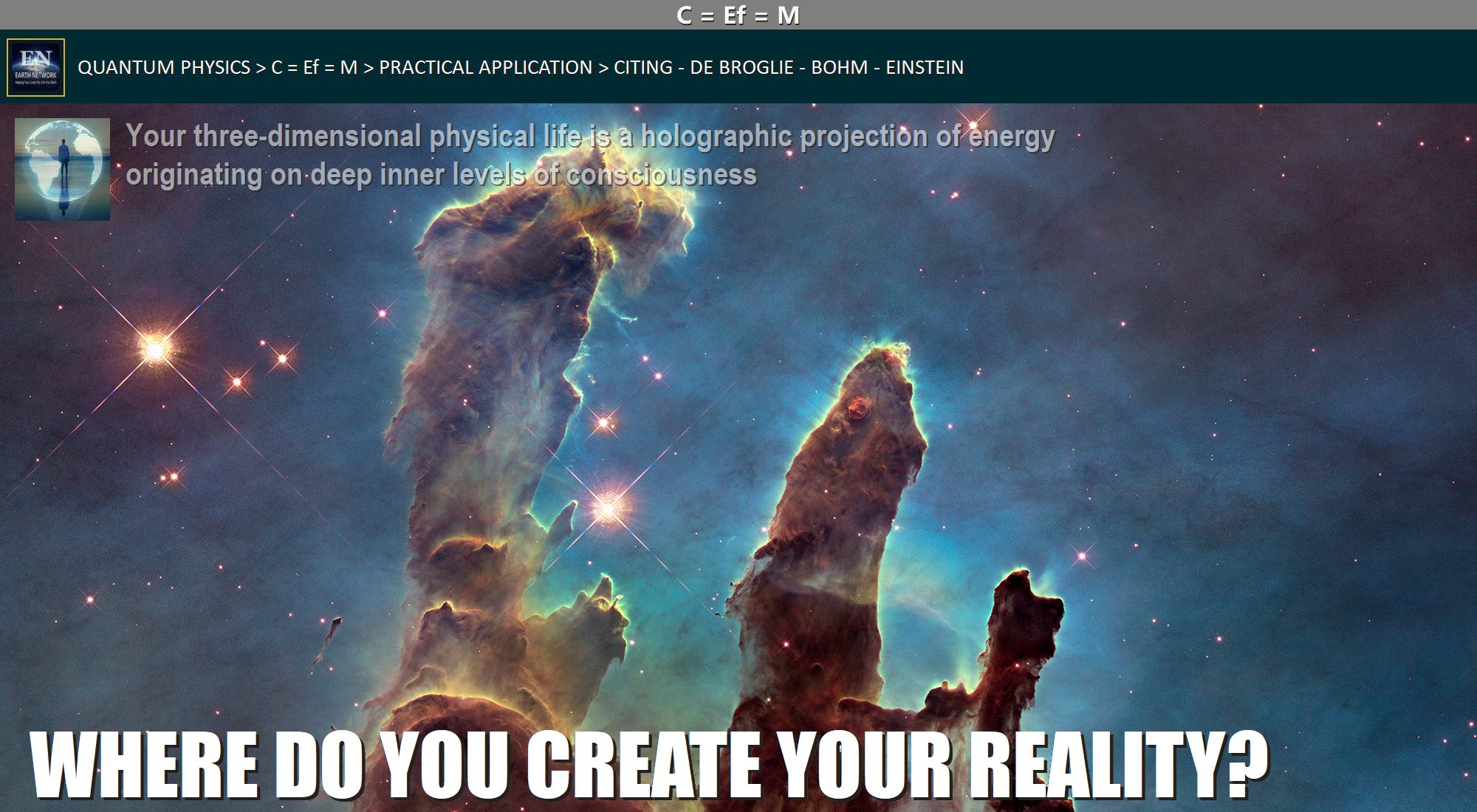 where-do-we-create-our-reality-where-is-matter-formed-life-experience ...